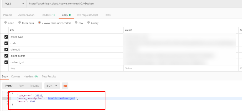 【HMS Core】接入华为帐号，获取访问令牌失败，提示错误码20022_连接华为云iam身份验证信息不正确:解密令牌失败-CSDN博客
