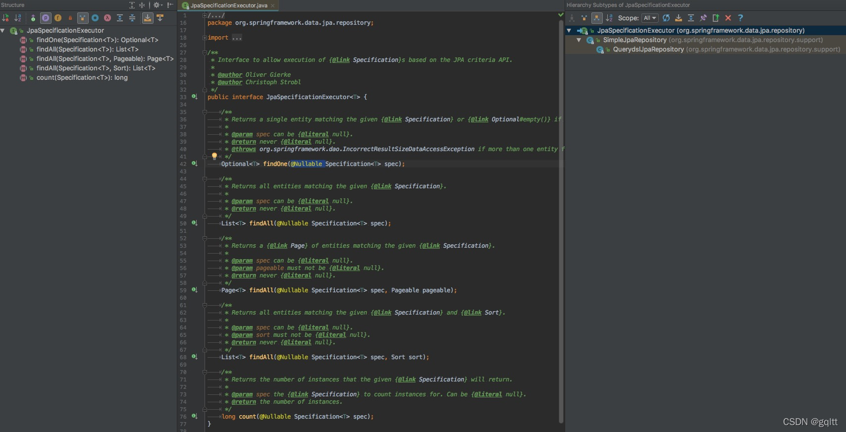 Spring Data JPA 从入门到精通~JpaSpecificationExecutor的使用方法-CSDN博客