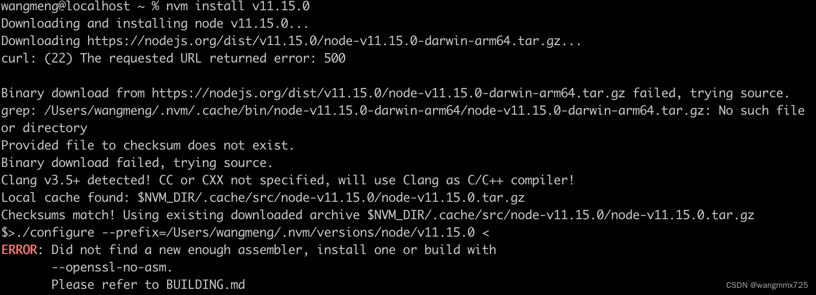 更新了系统后新的node环境 MAC_brew 升级node-CSDN博客