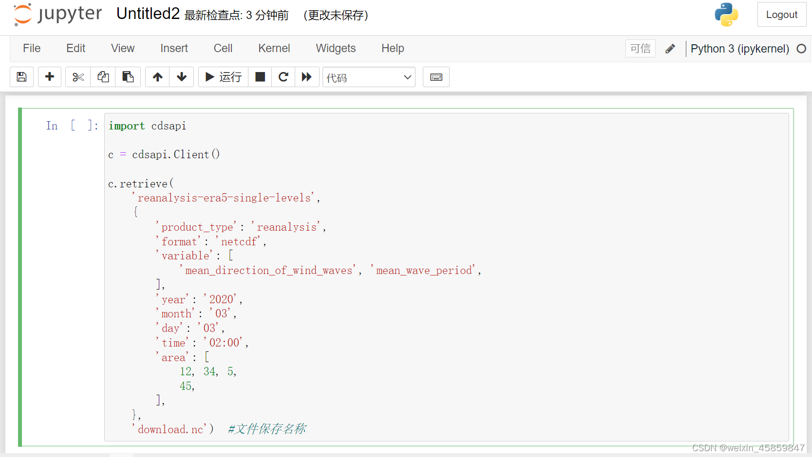 使用Python下载ECMWF的ERA-5数据_ecmwf数据下载-CSDN博客