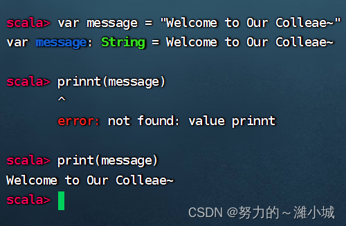 大数据处理学习笔记12 Scala变量与数据类型 Csdn博客