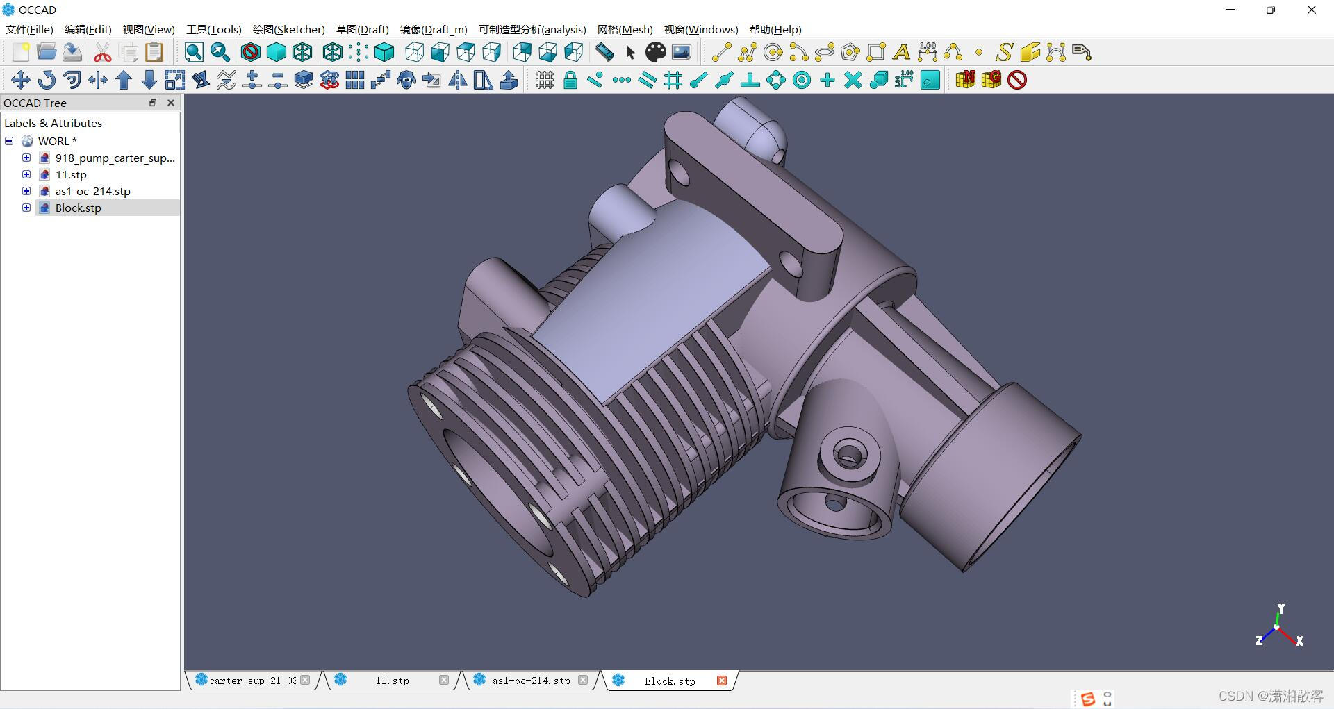 初探QT+OSG+OCC的CAD平台之GMSH划分后以按面获取相应的点与单元_gmsh getnodes-CSDN博客