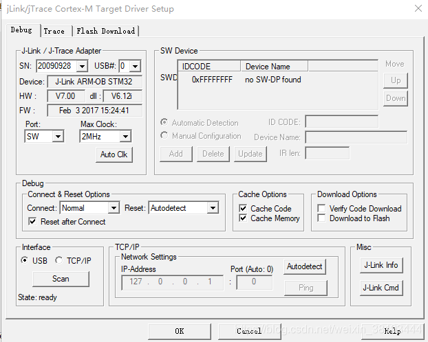J-Link连接遇到“no SW-DP found-CSDN博客