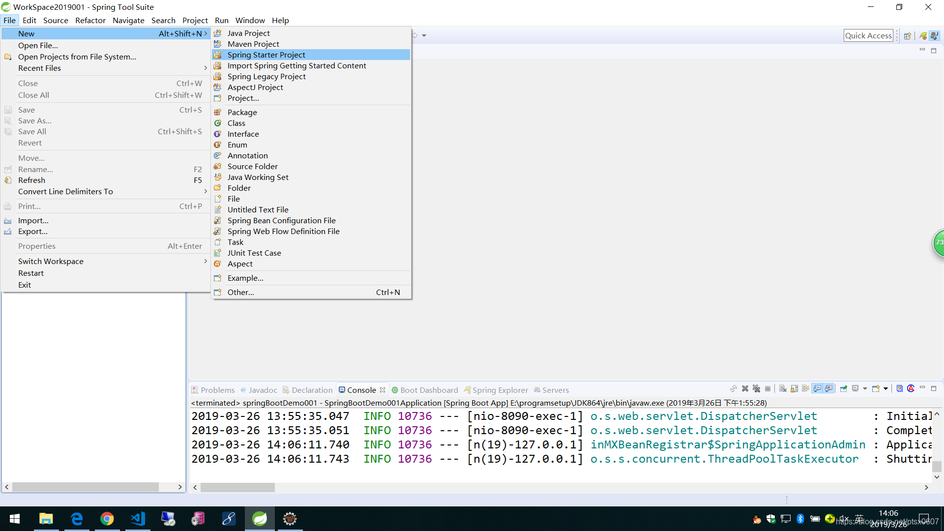 创建一个SpringBoot入门实例 - STS方式_sts.exe-CSDN博客