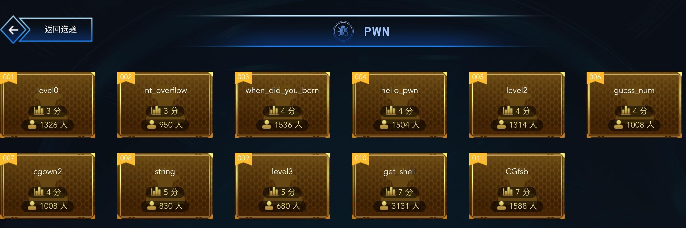 攻防世界XCTF-Pwn入门11题解题报告_攻防世界pwn-CSDN博客