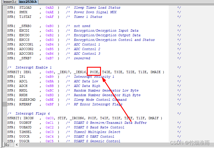 lesson3 Zigbee外部中断_p2ien = ox01-CSDN博客