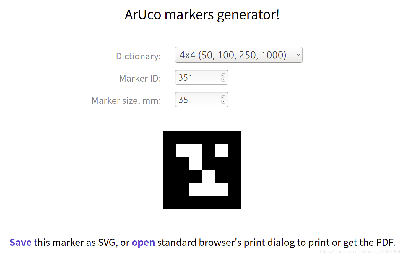 ArUco标定板生成与打印_aruco boards下载-CSDN博客