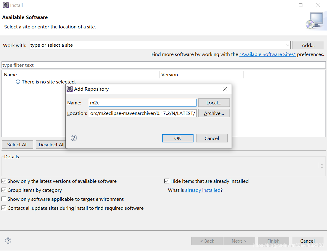 Eclipse中导入SpringBoot项目项目时pom.xml文件第一行报错:Error=Unknown; Type=Mavne Configuration Problem_eclipse ...