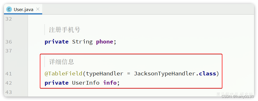 @TableField(typeHandler = JacksonTypeHandler.class)不生效---报错或结果为null问题-CSDN博客