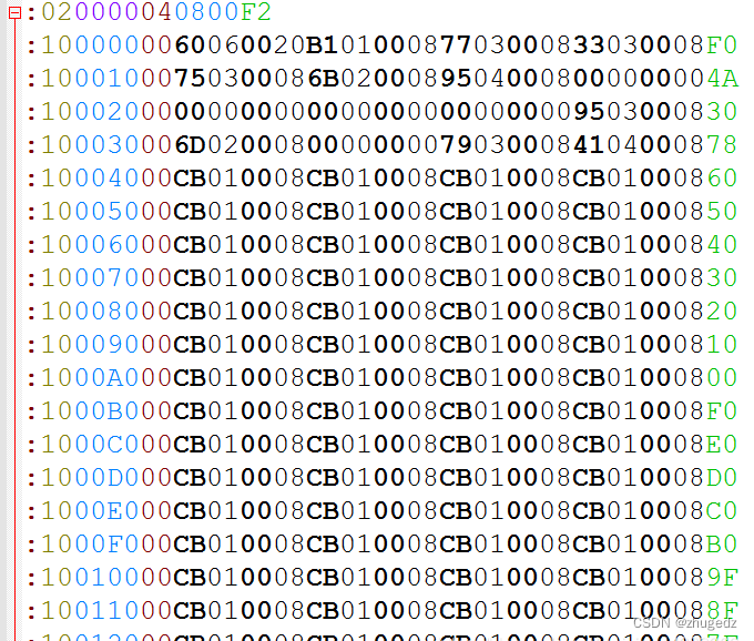 keil mdk生成文件hex和bin文件分析_keil编译hex文件校验码-CSDN博客