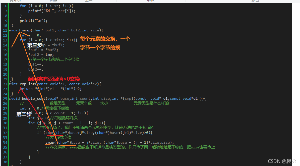 qsort函数的引用及模拟实现_qt qsort 无法引用-CSDN博客