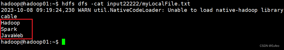 Hadoop(04) HDFS编程实践操作_使用vim编辑器,在本地linux文件系统的“ home hadoop ”目录下创建一个文件_hdfs vim-CSDN博客