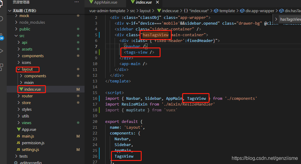 Vue Element Admin 快捷标签导航（三）vue Element 导航 Csdn博客