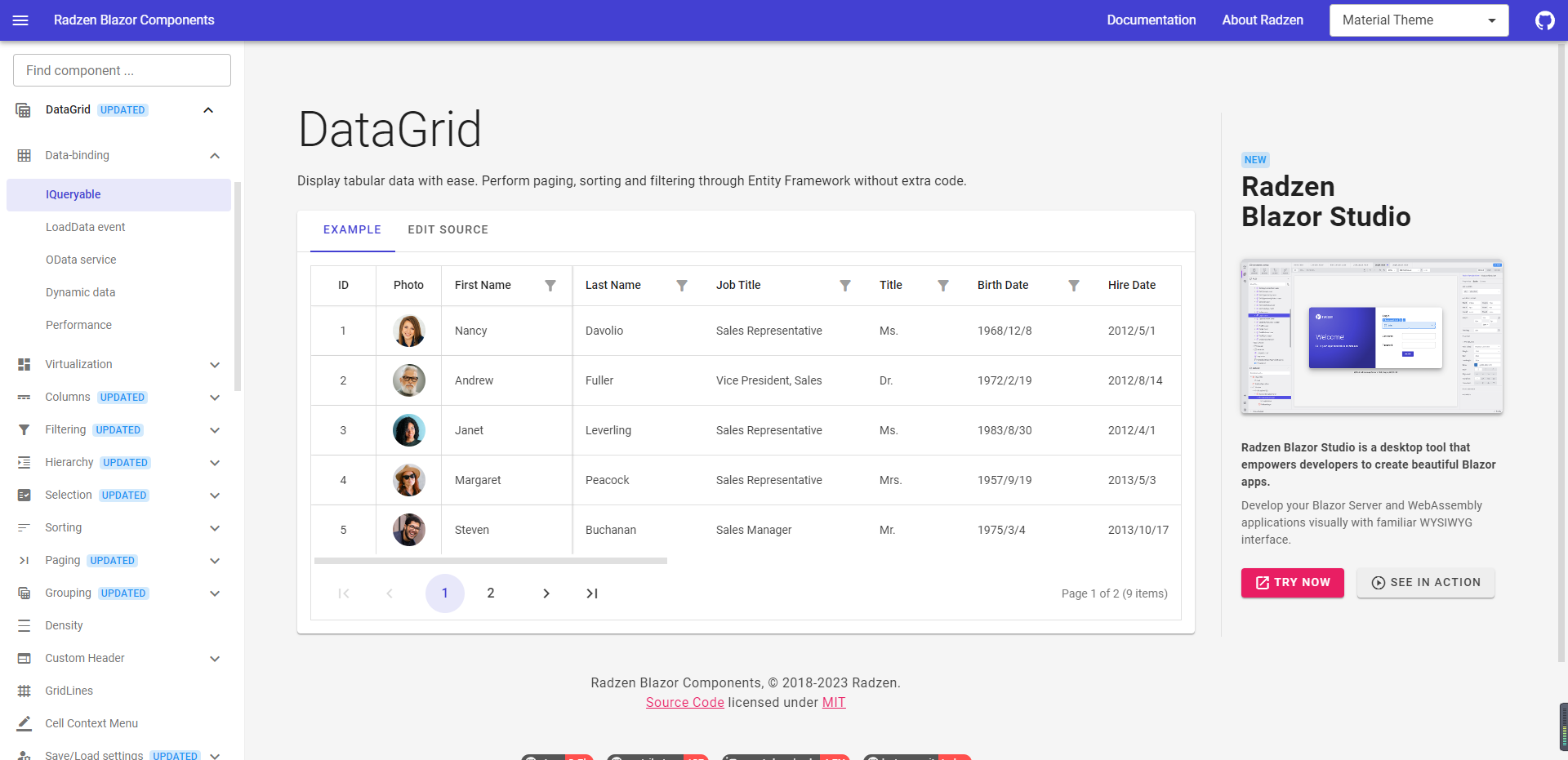 10款值得推荐的Blazor UI组件库_blazor组件-CSDN博客
