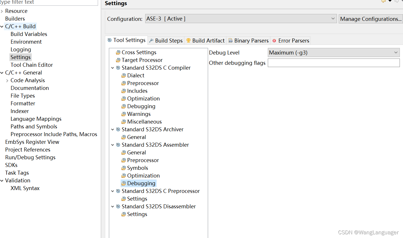 S32 Design Studio项目属性配置解析_s32ds linked resources-CSDN博客