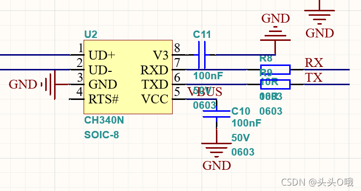 长USB线 CH340N 硬件调试——无法识别USB设备_ch340n无法识别-CSDN博客
