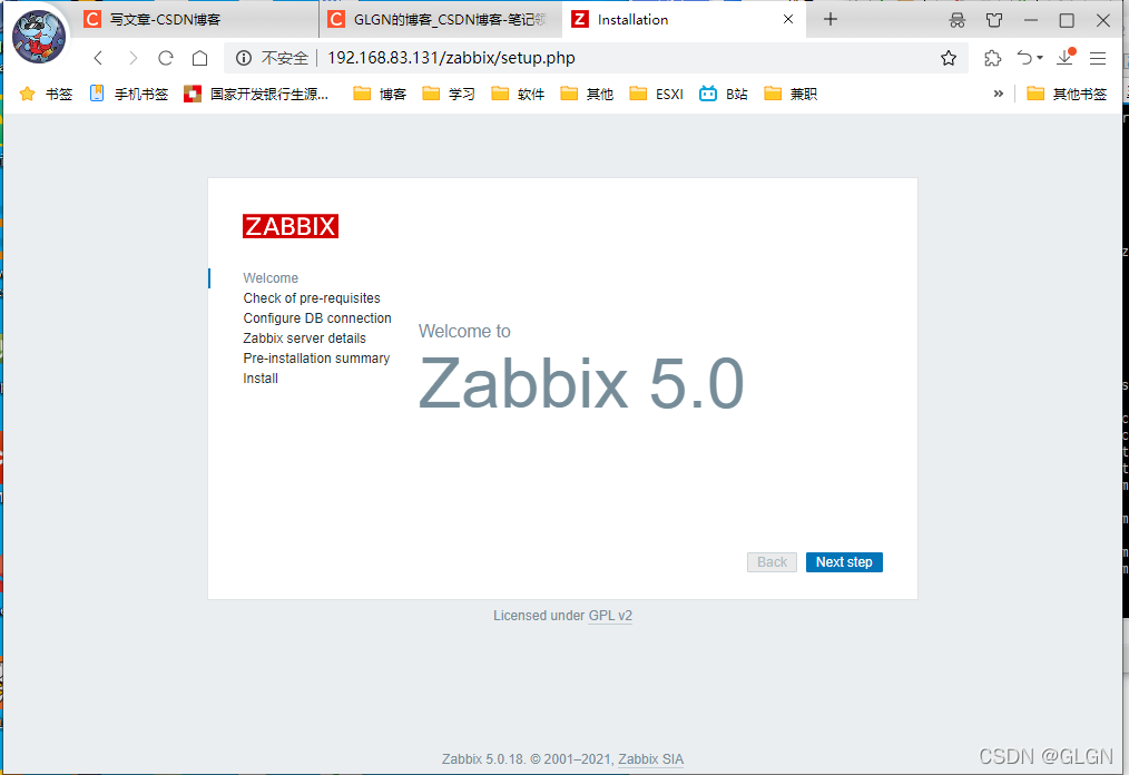 Zabbix5.0安装（服务端）部署_yum install zabbix-web-mysql-scl zabbix-apache-con-CSDN博客