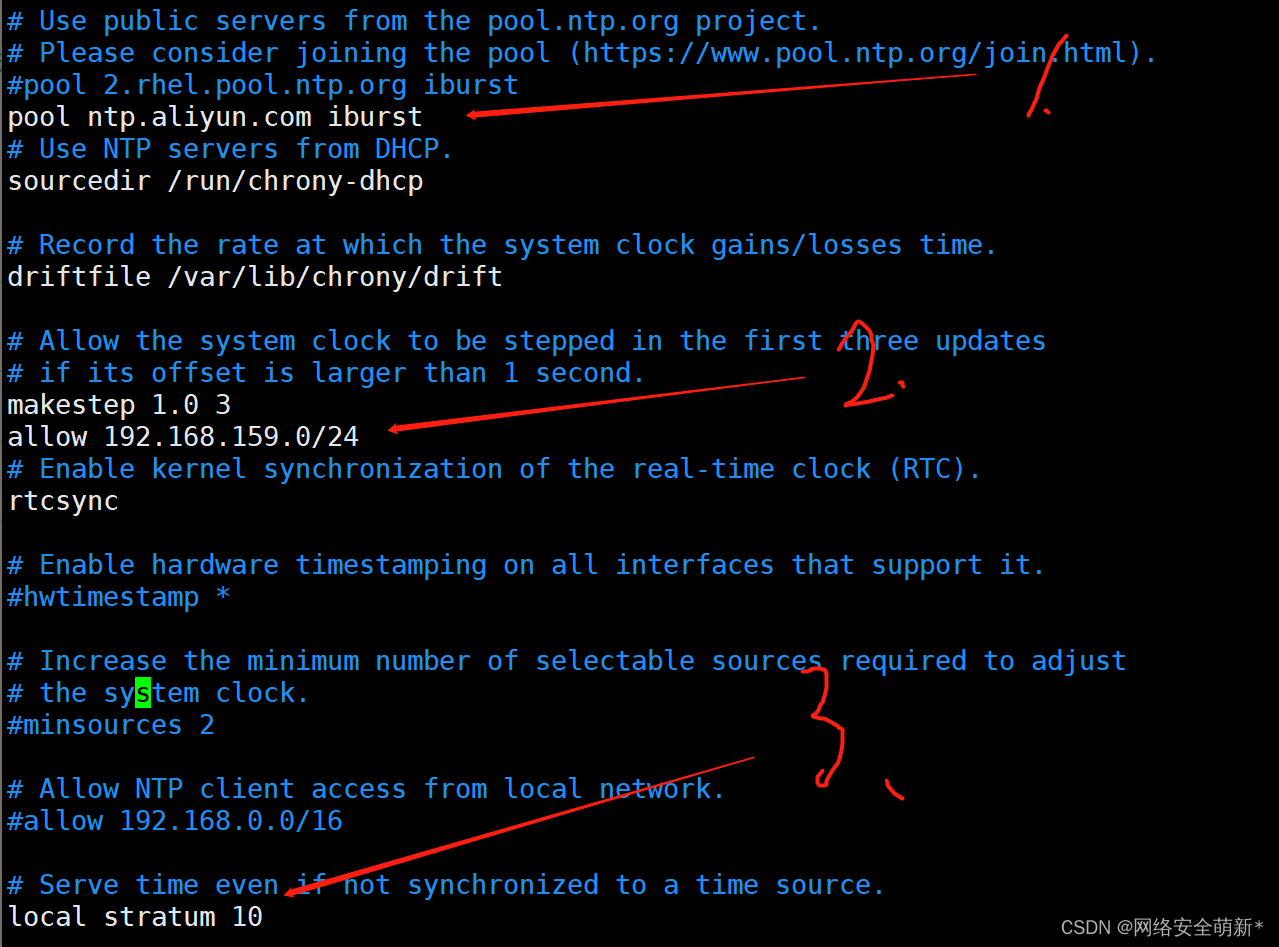 RHCE-NTP、SSH服务器_rehat chronyd-CSDN博客