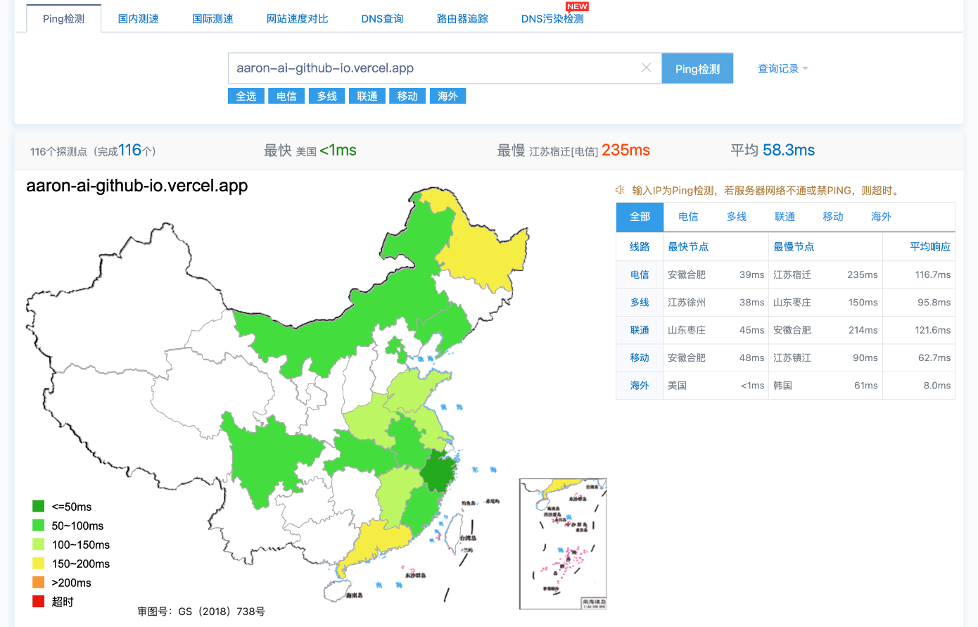 Github Pages 访问速度慢，使用vercel部署静态博客提高访问速度_vercel部署后还是慢-CSDN博客