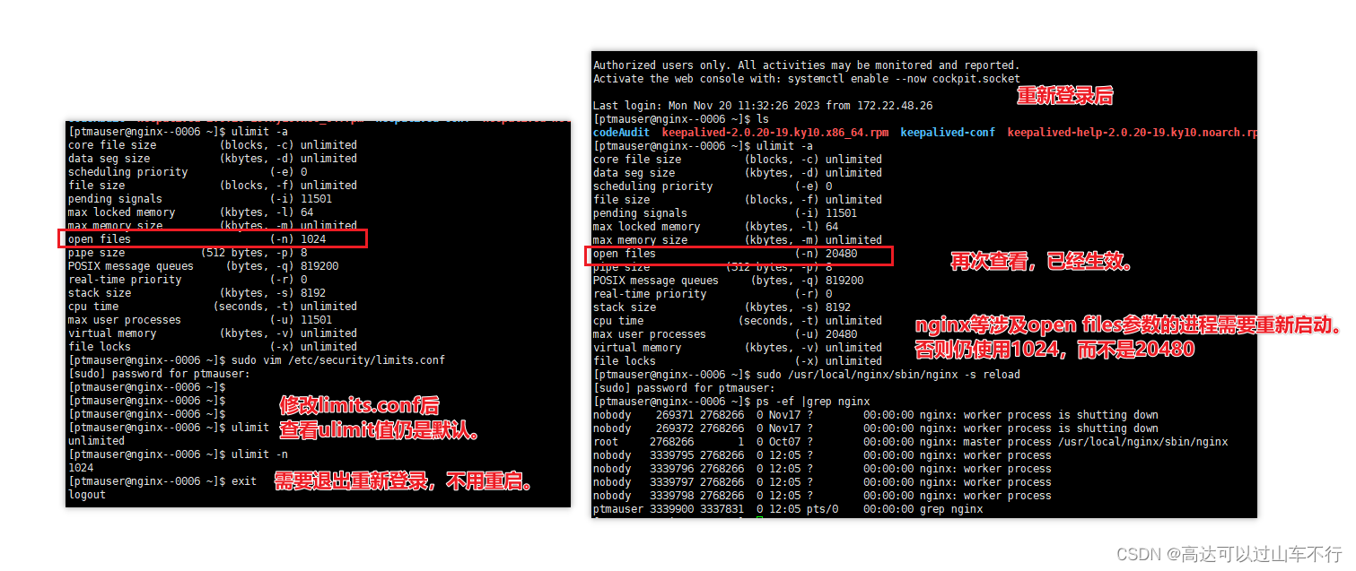 KylinOSv10修改ulimit值_银河麒麟v10 修改limit.conf-CSDN博客