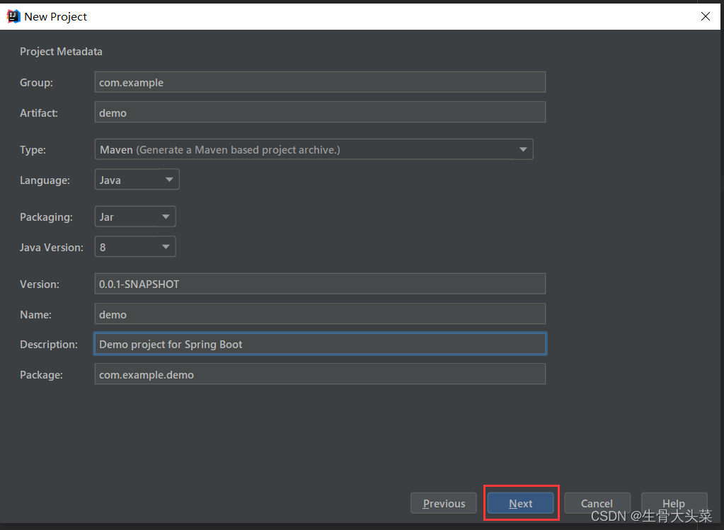 通过idea创建SpringBoot项目_idea springapplication 设置当前设置port-CSDN博客
