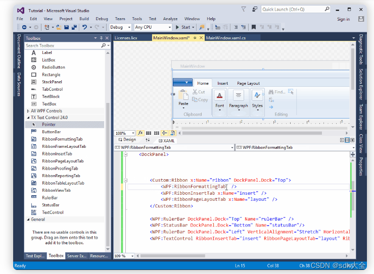 TX Text Control.NET 32.0 For WPF_tx textcontrol-CSDN博客