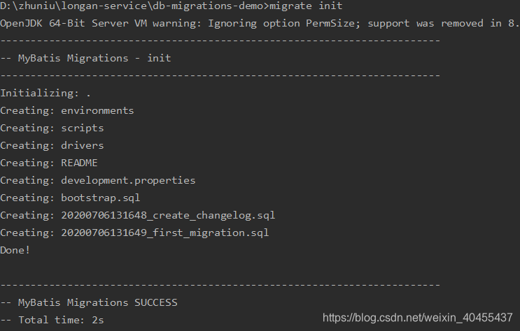 MyBatis Migrations的常用命令_mybatis migrate-CSDN博客