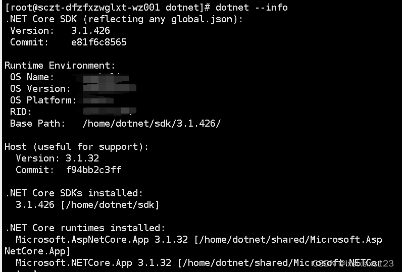 中标麒麟v7部署dotnet3.1步骤全，本人依xshell操作为例-CSDN博客