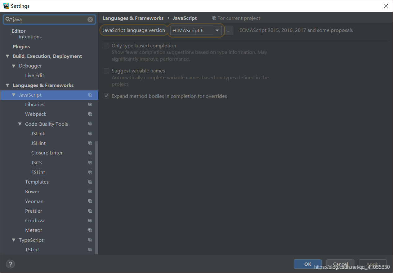 解决Webstorm中Nodejs没有代码智能提示问题，Coding assistance for Node.js不能勾选也没事_为什么使用crypto-js库没有智能提示-CSDN博客