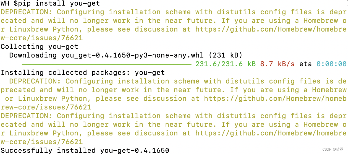 安装you-get（mac）_mac用you-get-CSDN博客