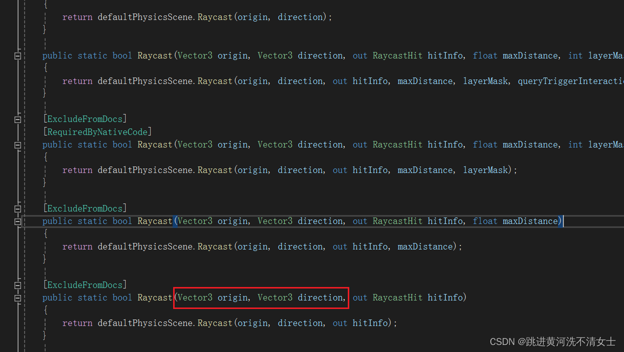 Unity–射线-Raycast射线检测_unity 显示射线-CSDN博客