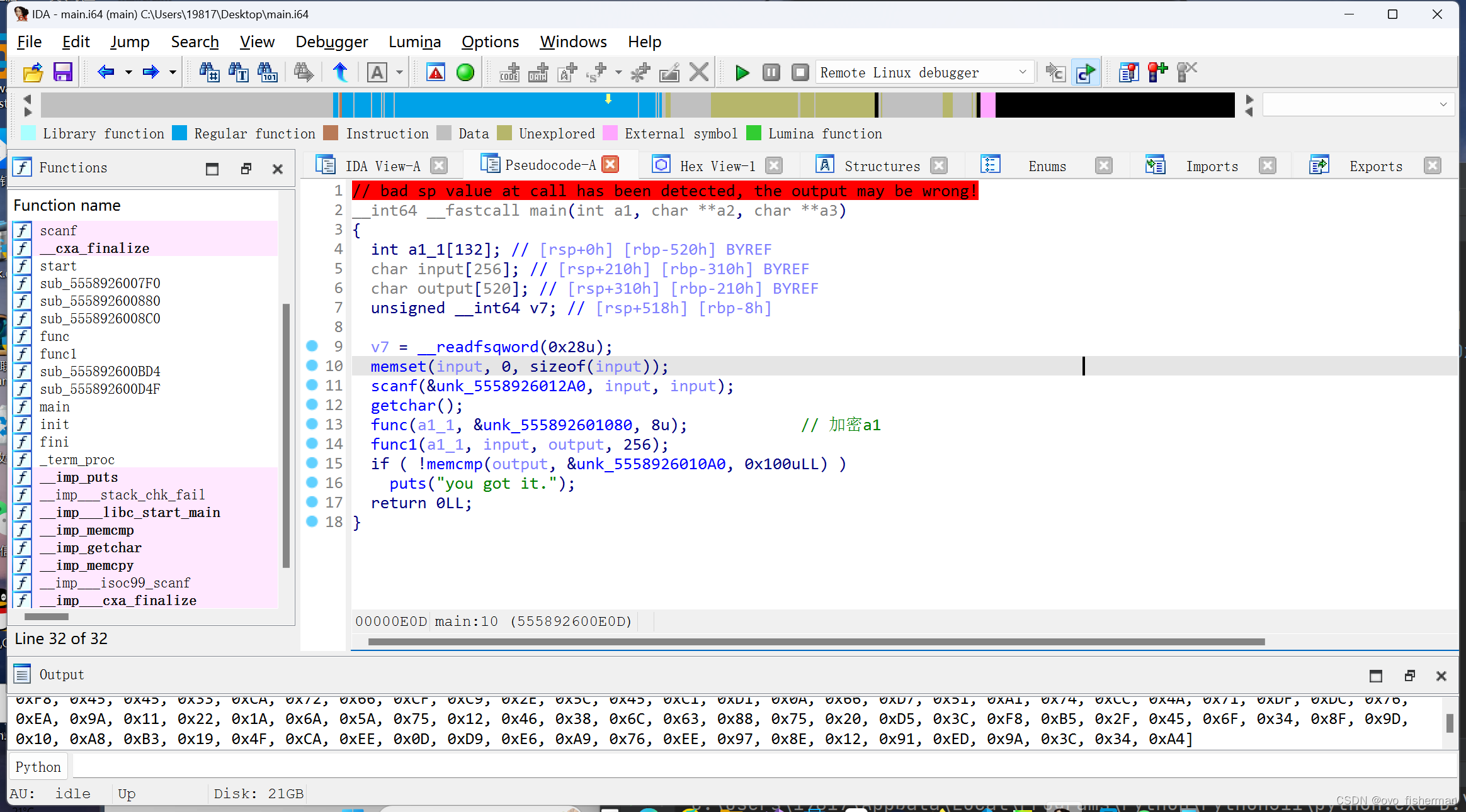攻防世界泰山杯reverse_re1-CSDN博客