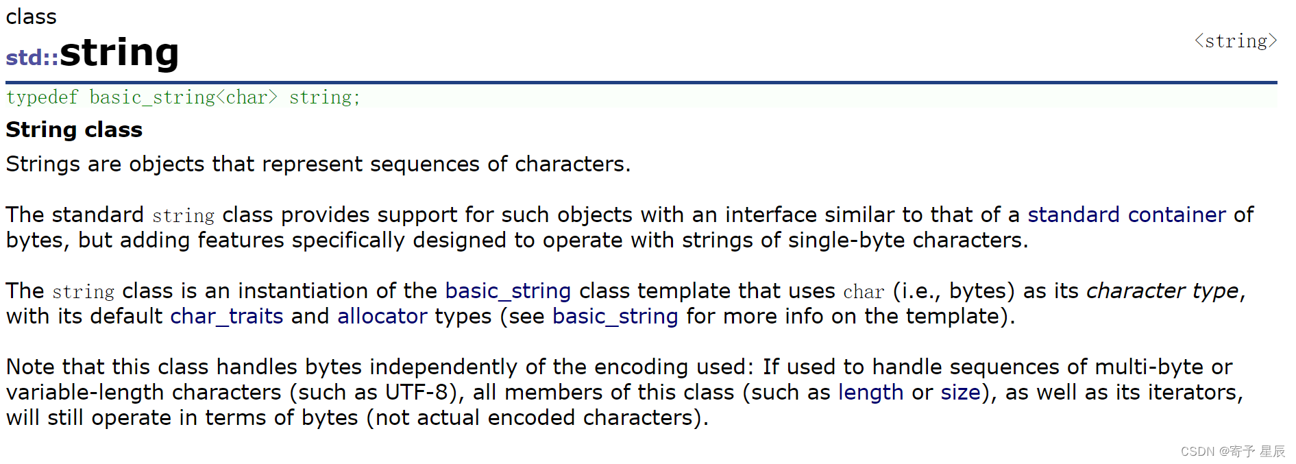 C++之STL-String_c++ string stl-CSDN博客