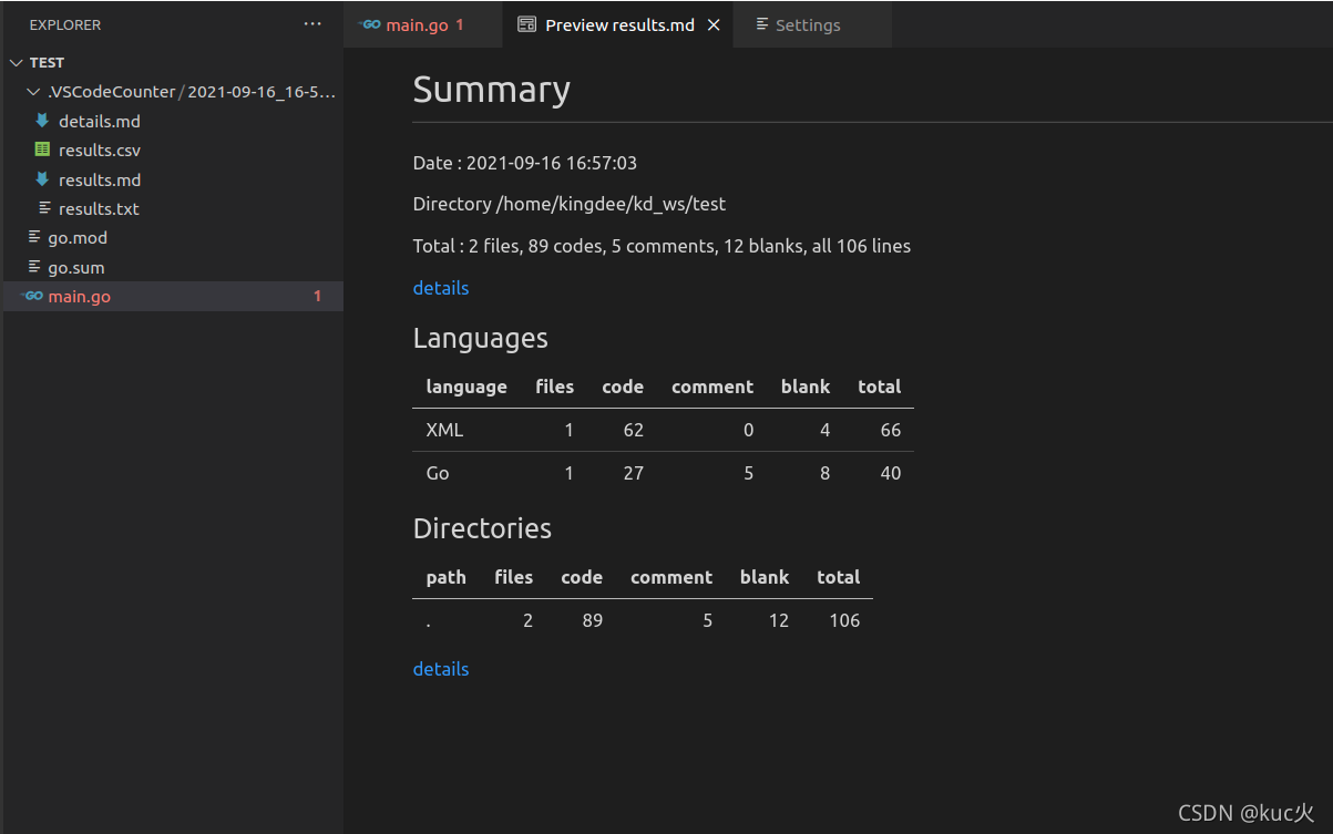 Vscode统计项目代码行数插件——vecode Countervscodecounter Csdn博客