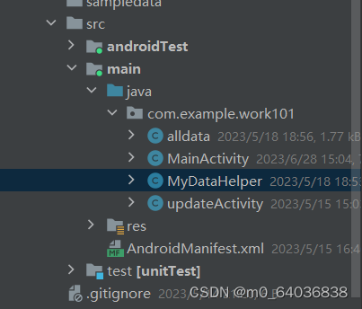 关于Android数据库的简单Demo_android demo-CSDN博客