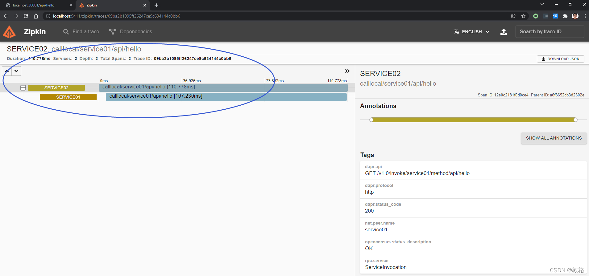 Dapr+Net6 服务调用05：分布式跟踪_dapr 分布式事务-CSDN博客
