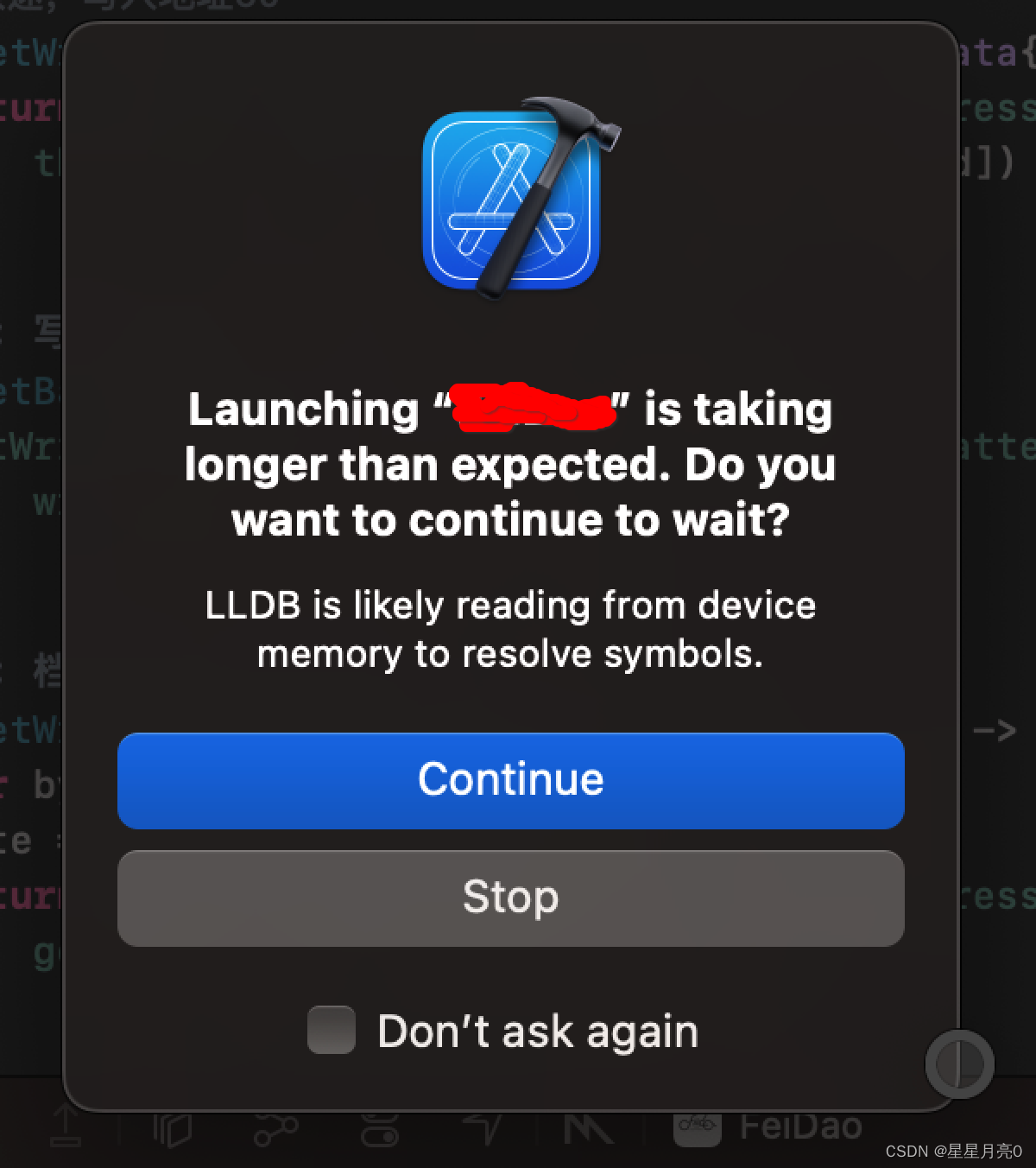 Xcode Launching “XXX“ is taking longer than expected_try setting idepreferlogstreaming=yes in ...