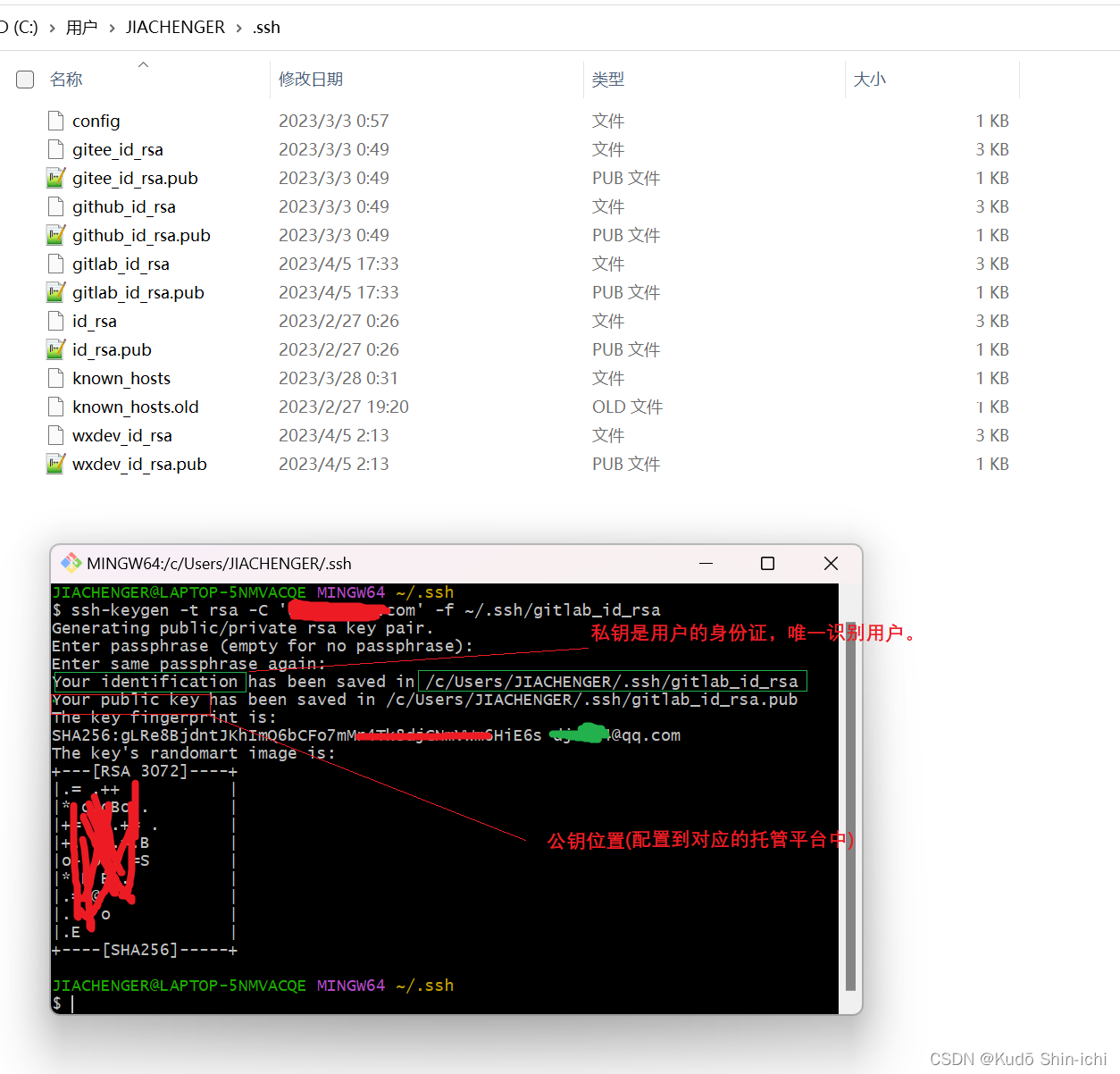 GitHub&Gitee&Gitlab&极狐(JihuLab)同时生成并配置和检测不同SSH公私钥详细过程_gitlab和jihulab-CSDN博客