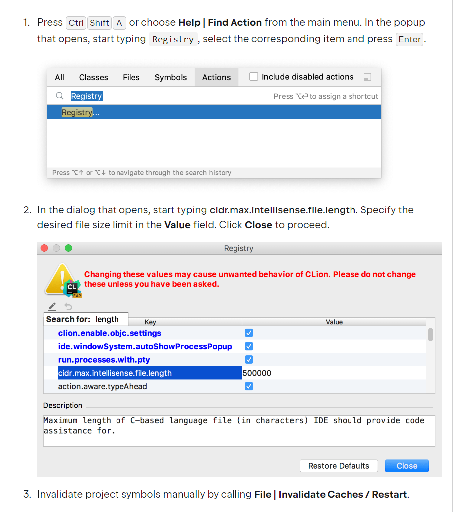 Clion code insight change the maximum file length_clion maximum file length-CSDN博客