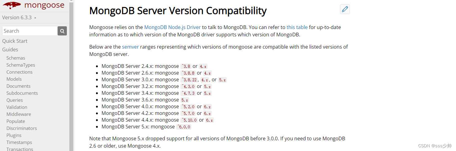 express链接远程MongoDB数据库问题_reports maximum wire version 5, but this version o-CSDN博客