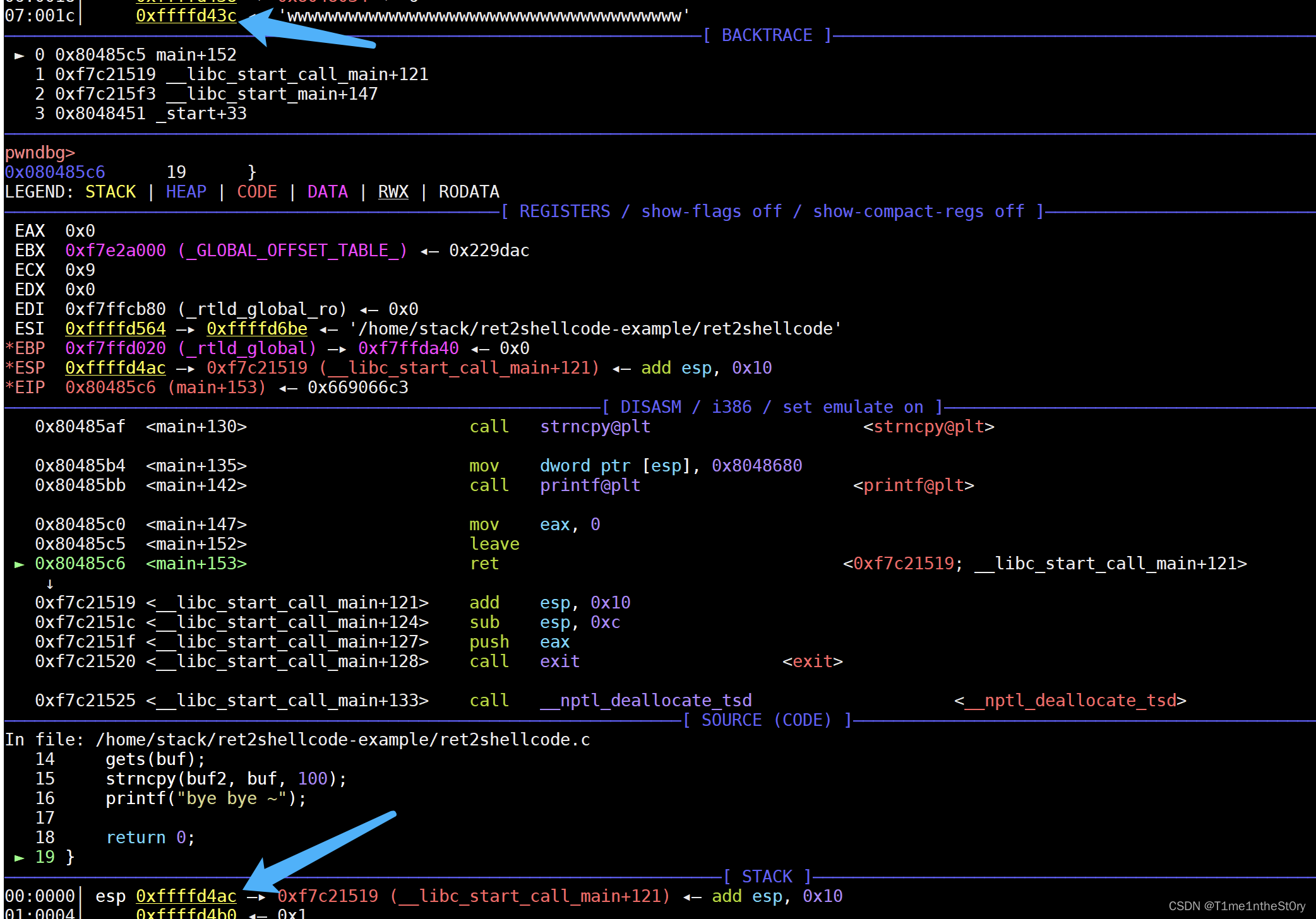Pwn学习-ret2shellcode_ret2shellcode 0x804a000不可执行-CSDN博客