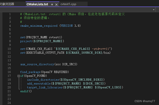 vs2022+cmake+opencv454安装使用_vs2022添加cmake-CSDN博客