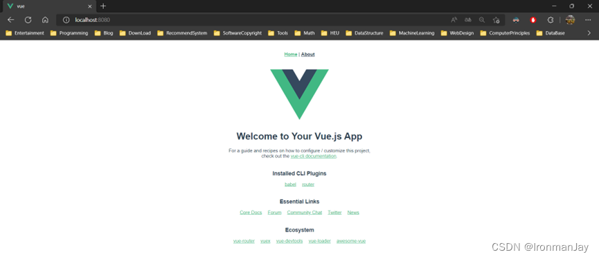 Vue2安装并集成ElementUI——基于SpringBoot和Vue的后台管理系统项目系列博客（二）_本项目基于springboot搭建后台,使用vue搭建前端服务。完成了vue2安装并 ...
