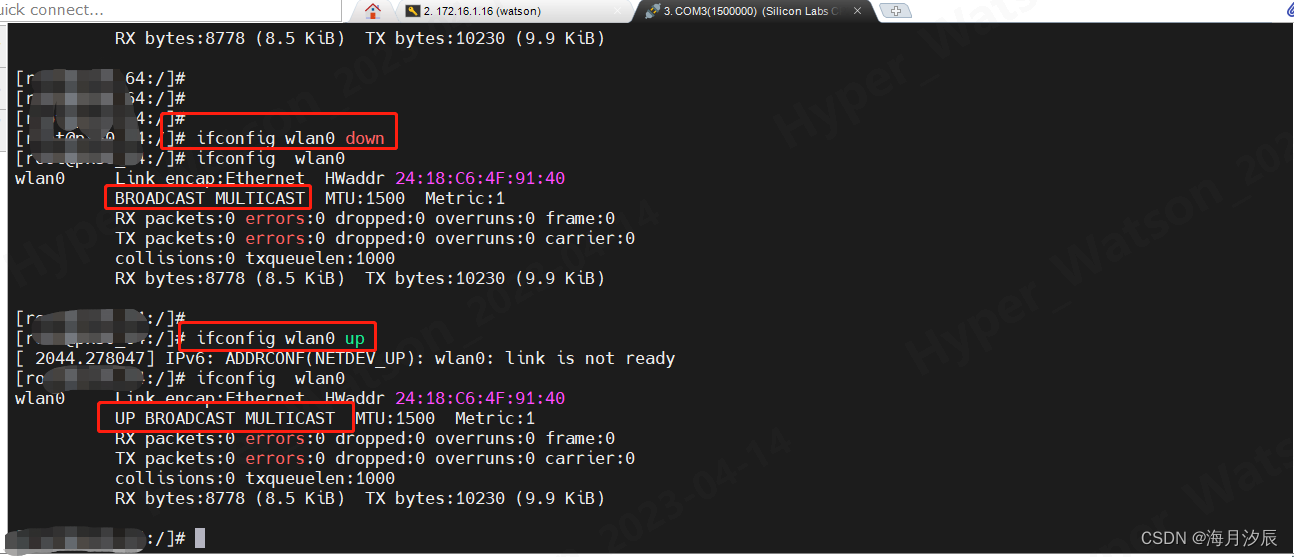 2023-04-14 Linux连接WiFi常用命令，用命令打开、搜索、连接wifi，在buildroot 嵌入式系统上测试，用 wifi_start.sh WIFI名称 WIFI密码 命令 ...