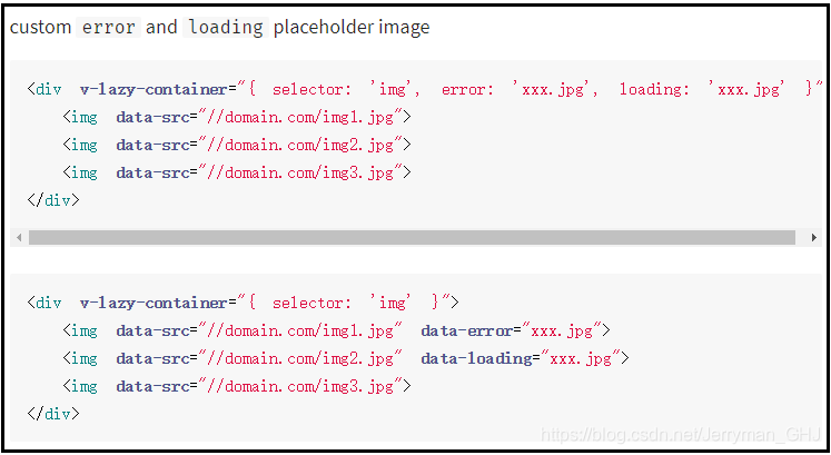 vue-lazyload 局部使用时自定义图片及切换列表导致的图片懒加载失效_vue-lazyload 局部更换 loading图片-CSDN博客
