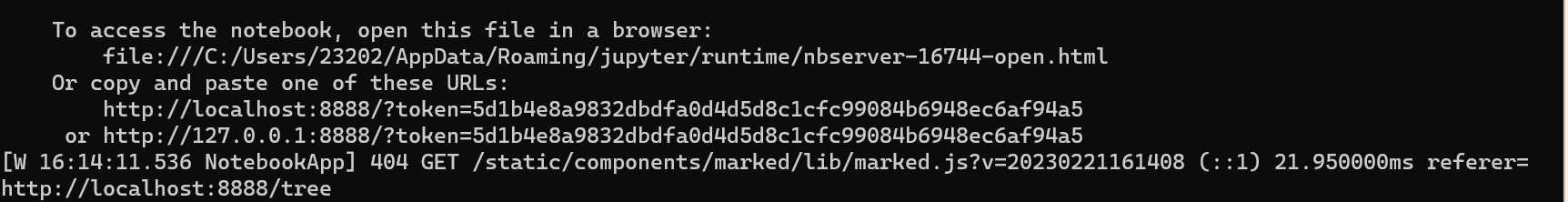 打开jupyter notebook 报错 404GET/static/components/marked/lib/marked.js?-CSDN博客