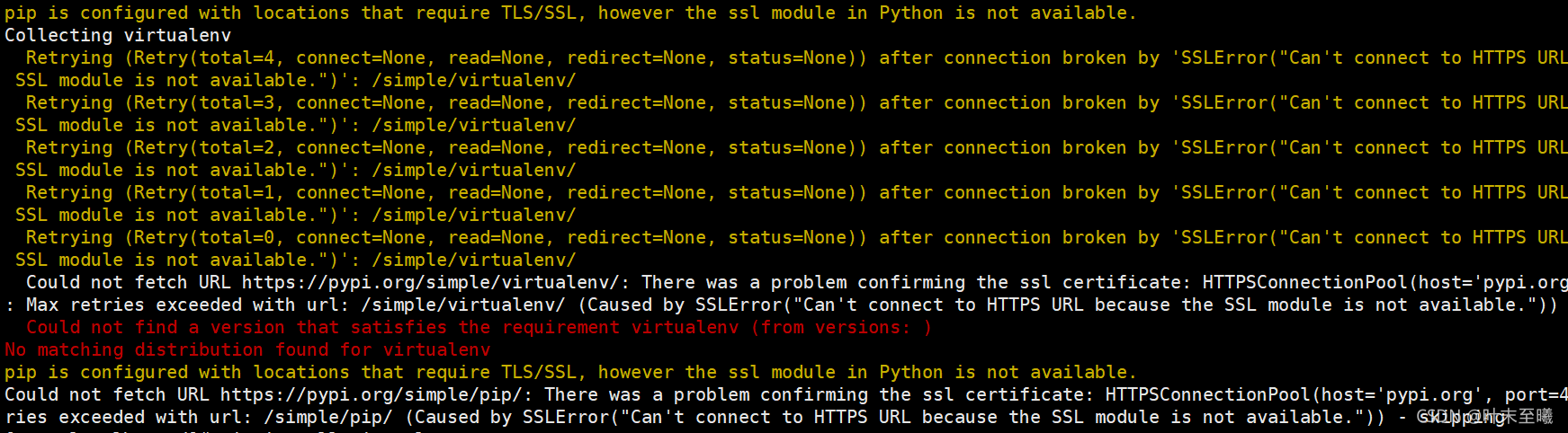 pip install 报SSL异常和timeout异常_ssl timeout-CSDN博客
