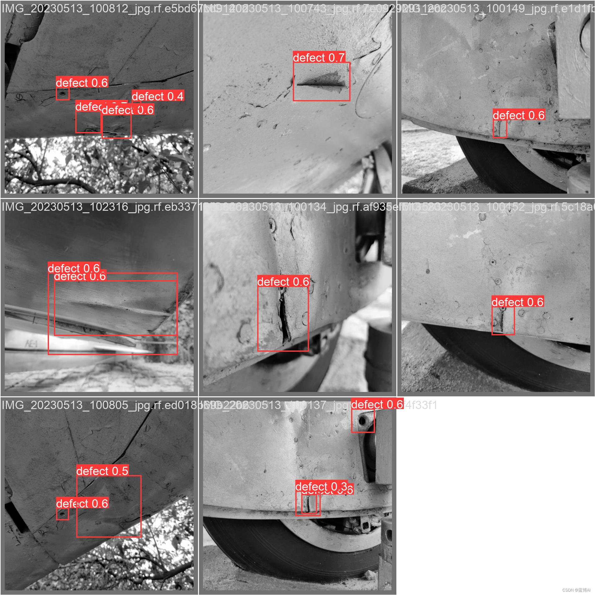 基于yolov8的飞机蒙皮缺陷检测系统，系统既支持图像检测，也支持视频和摄像实时检测（pytorch框架，python源码）基于yolo8的飞机蒙皮缺损检测的实现 Csdn博客
